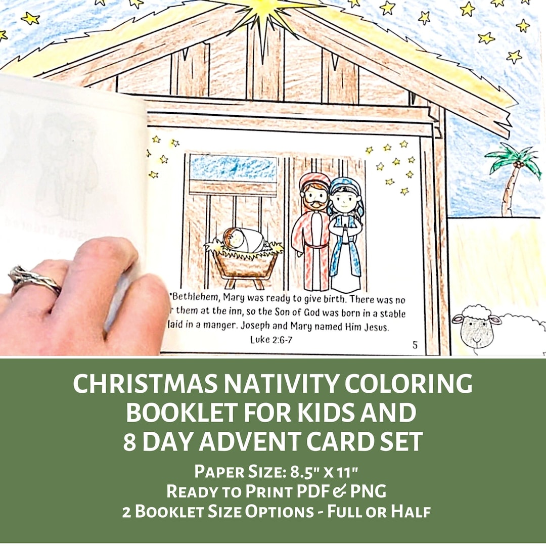 Nativity Craft for Kids | Advent Cards for Kids | Kids Christmas Story ...
