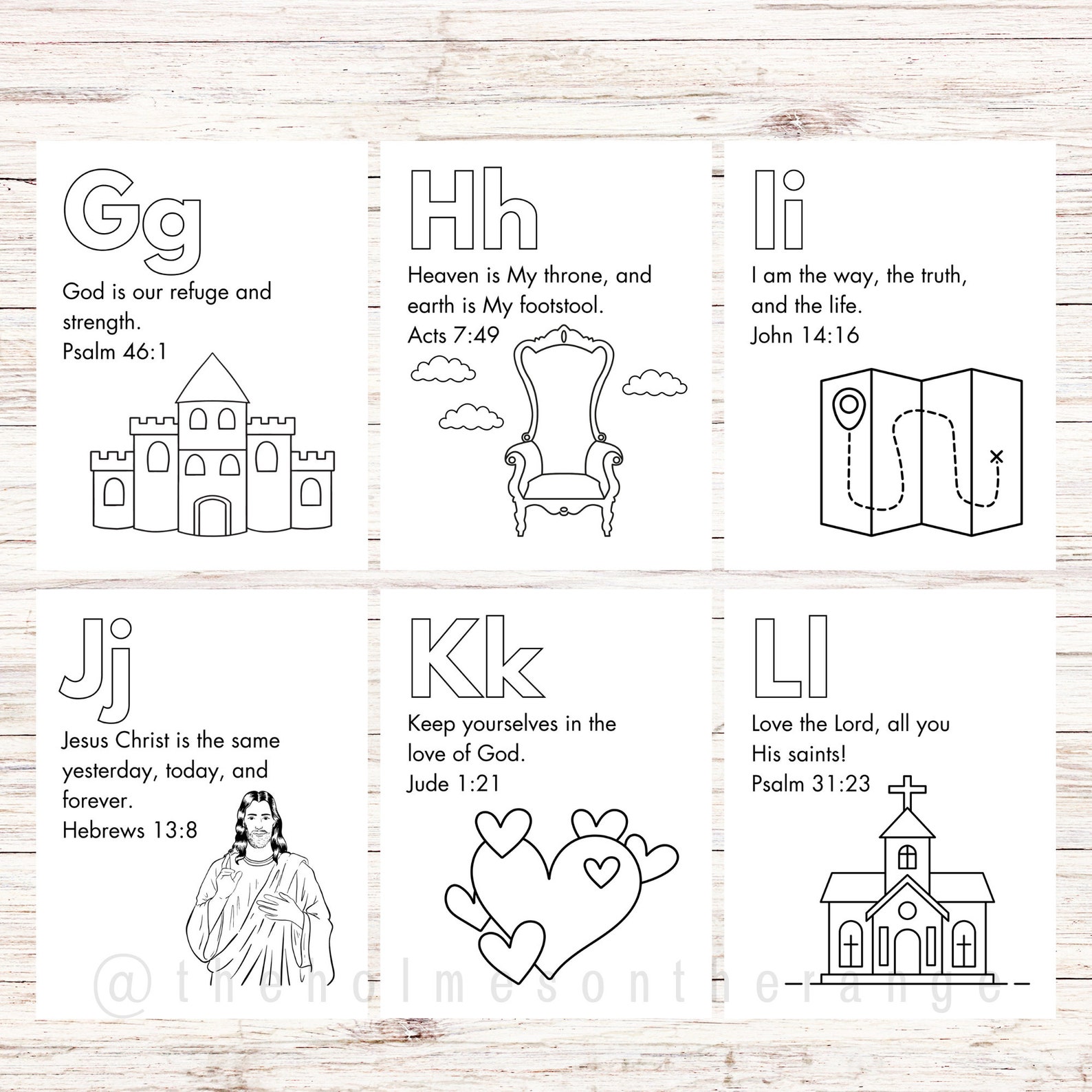 Alphabet Bible Verse Cards | ABC Scripture Cards for Kids | ABC Memory ...