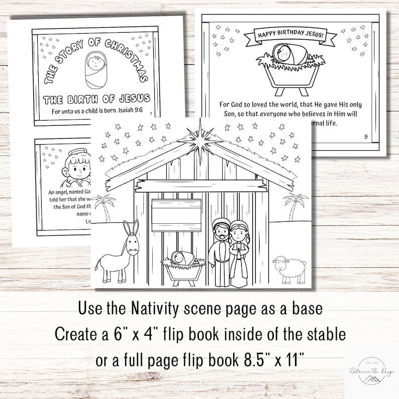 Nativity Craft for Kids | Advent Cards for Kids | Kids Christmas Story ...