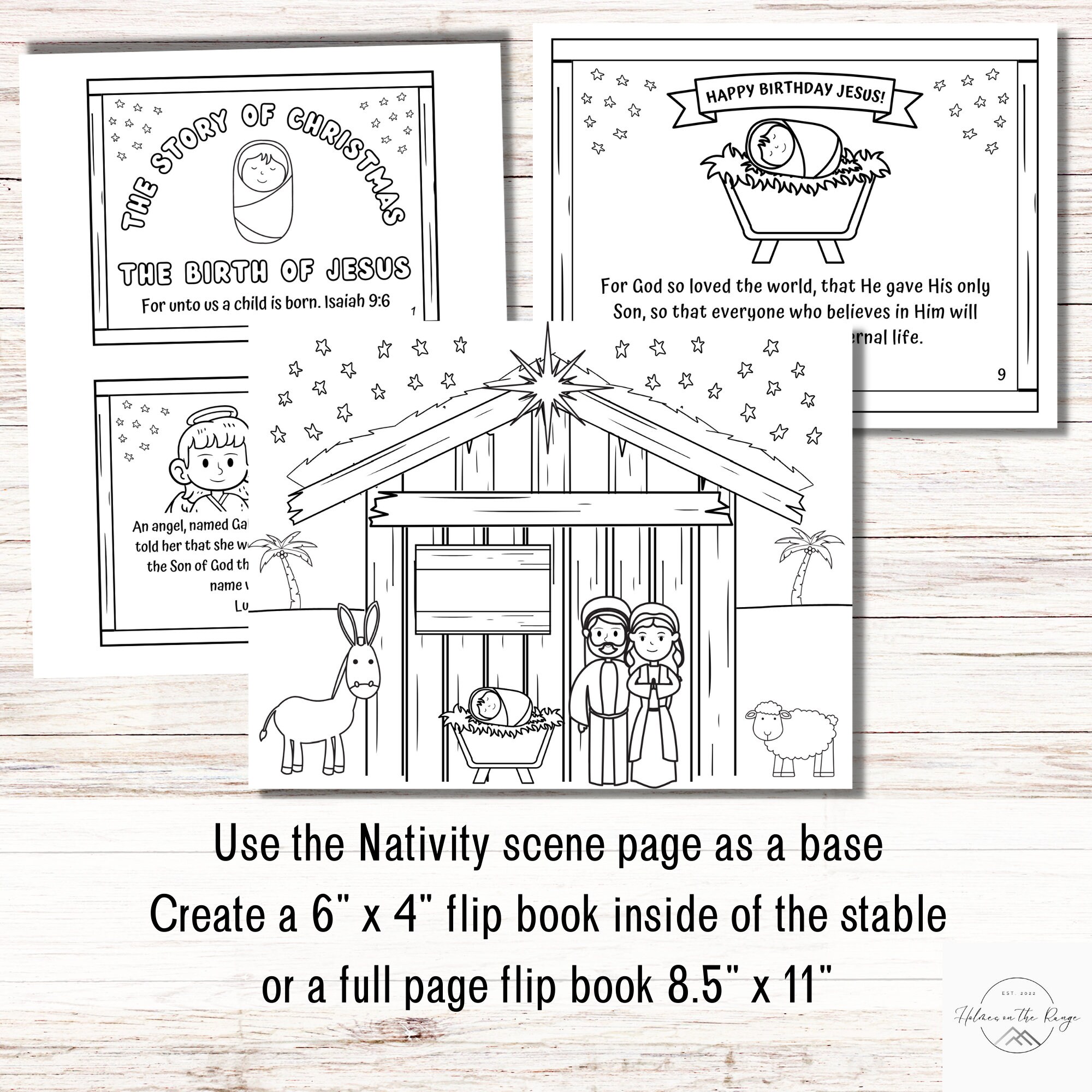 Nativity Craft for Kids | Advent Cards for Kids | Kids Christmas Story ...