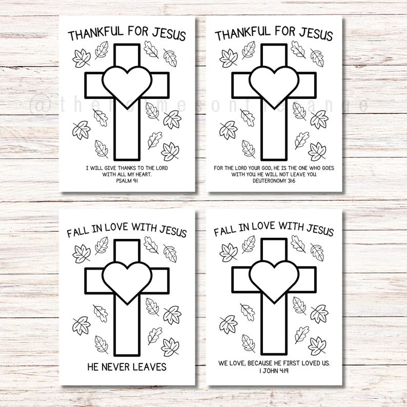 Fall in Love With Jesus Snack Mix Label and Craft Bundle | Thankful for ...