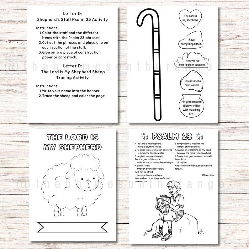 Letter D David Bible Craft for Kids | David & Goliath Kids Bible Lesson ...