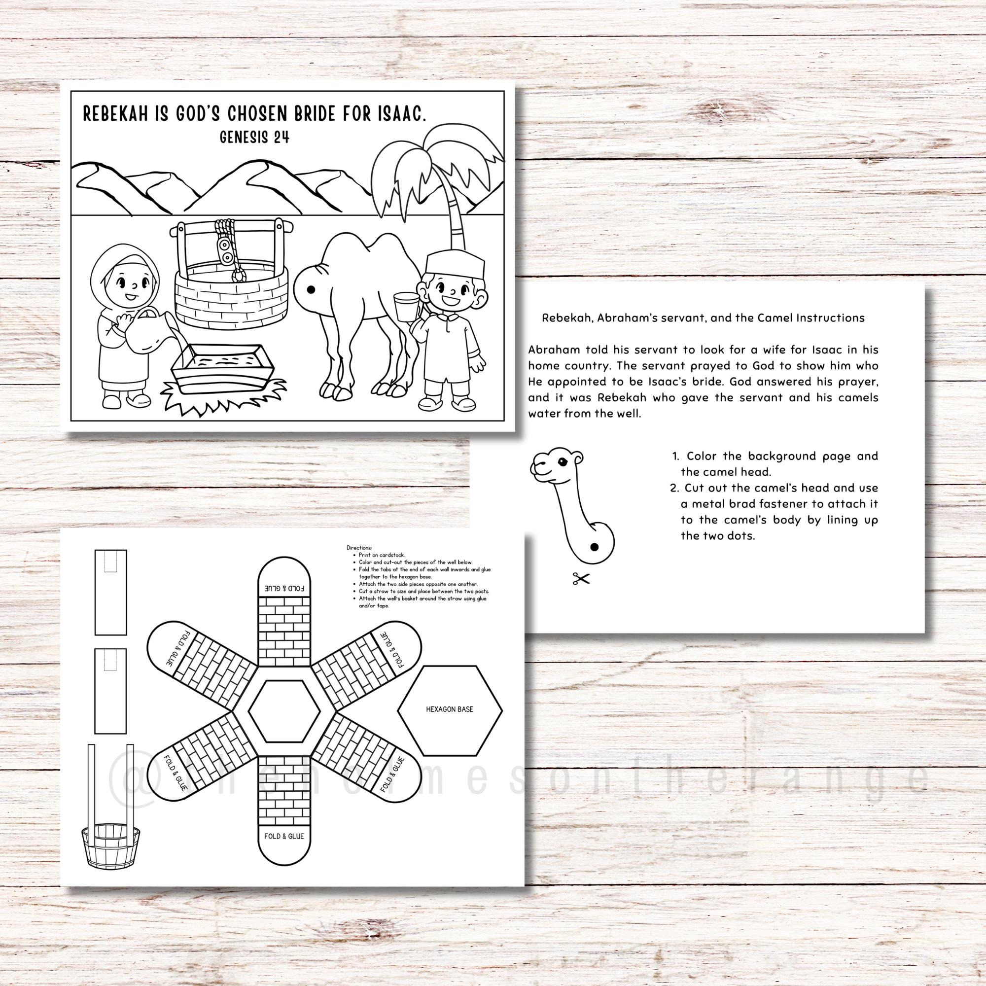 Letter I Isaac Bible Craft for Kids Abraham & Sarah Kids Bible Lesson ...