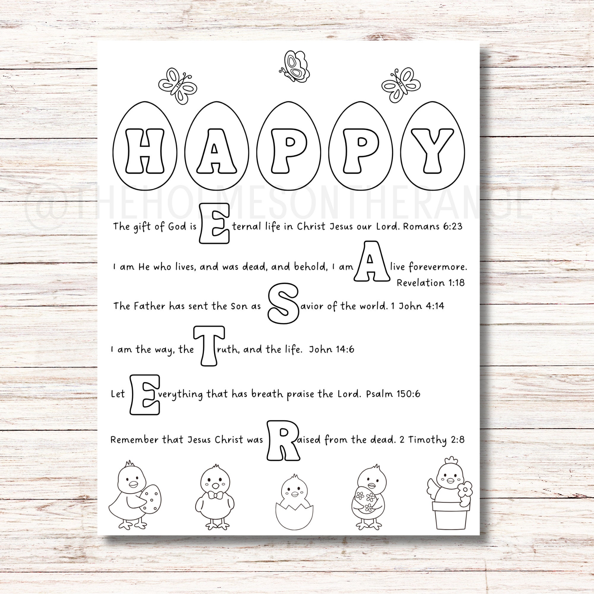 Easter Story Cards and Coloring Book Bundle Holy Week Activity Kids ...