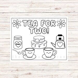 Birthday Party Coloring Sheets for Kids 2nd Birthday | Printable Kids ...