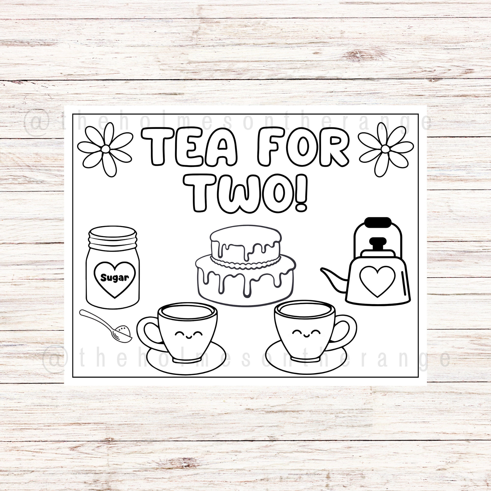 Birthday Party Coloring Sheets for Kids 2nd Birthday Printable Kids ...