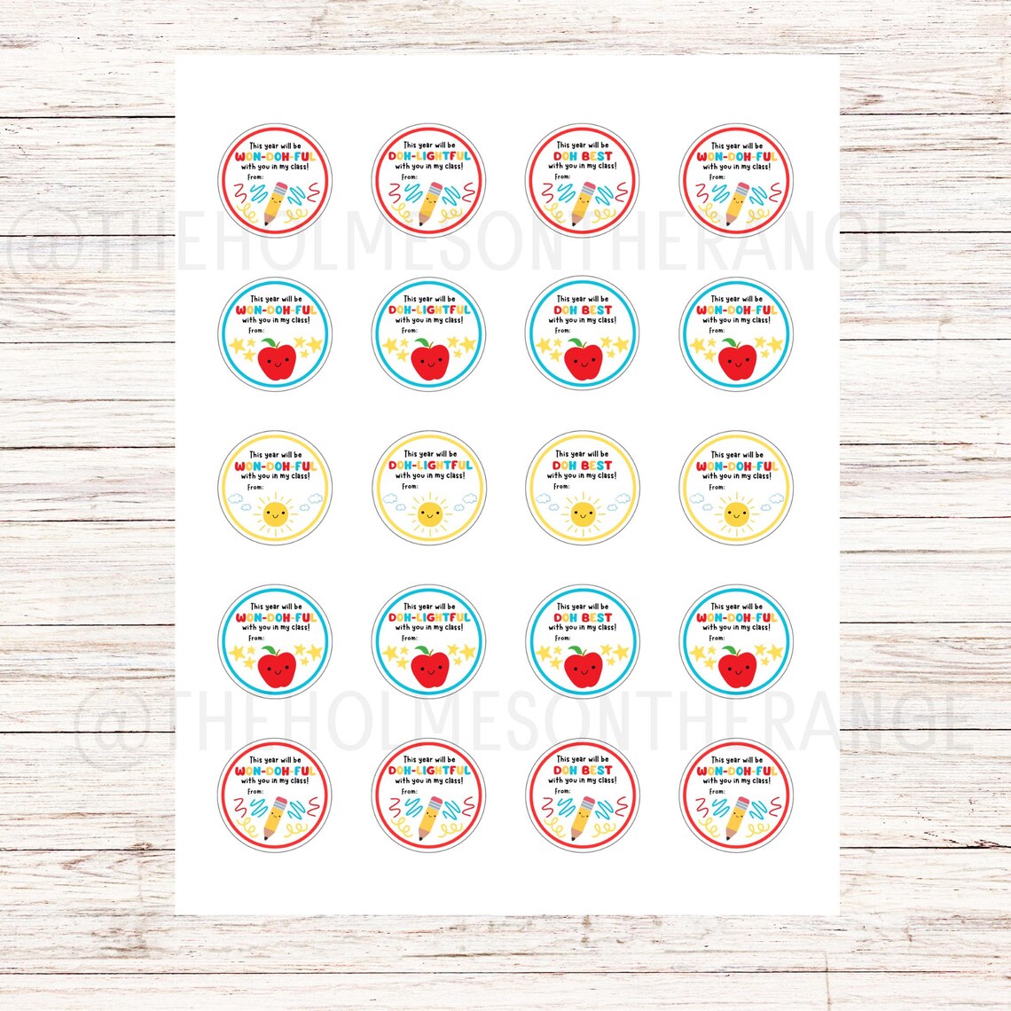 Back to School Play Doh Lid Label Template First Day of School ...