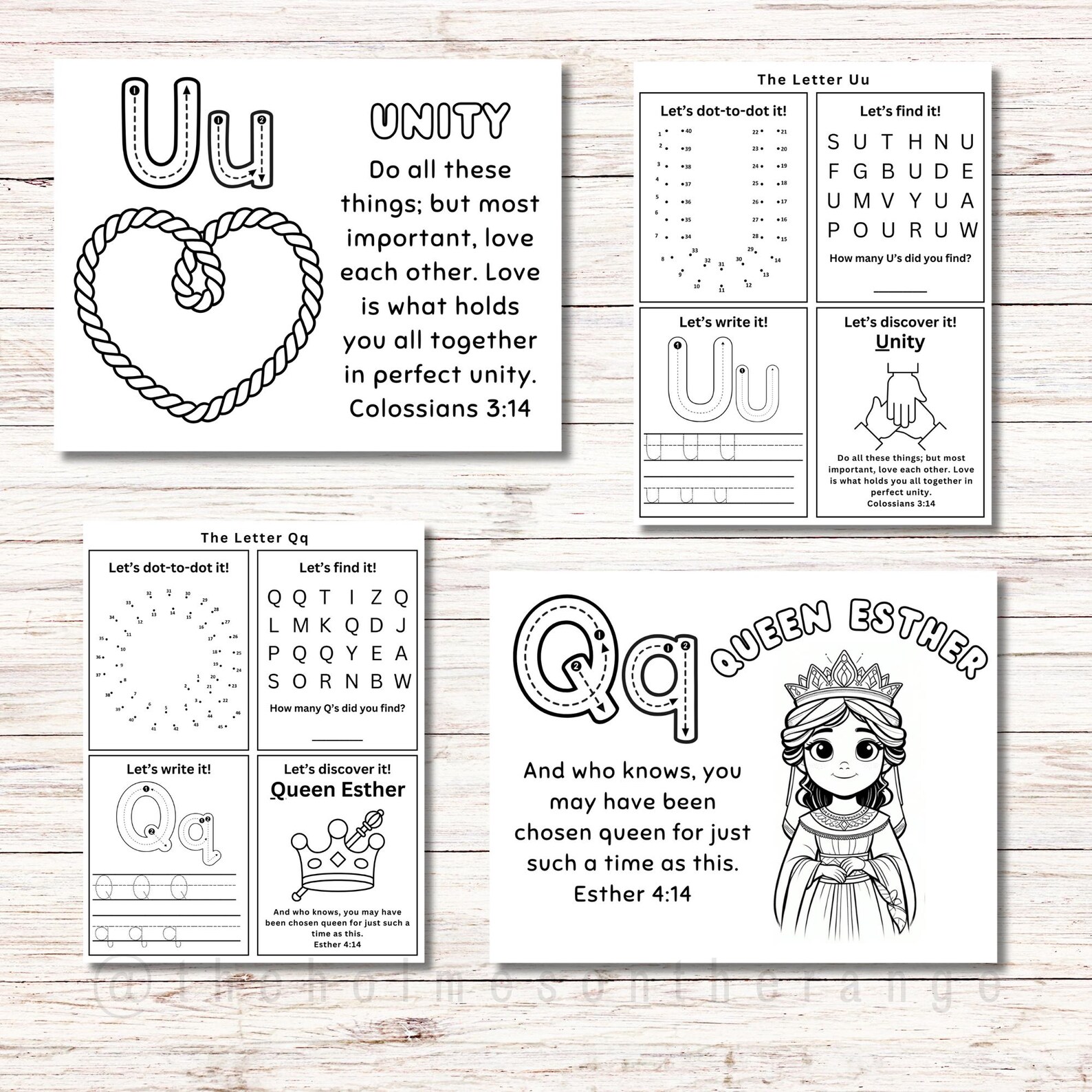 Abcs of the Bible Letter of the Day, Coloring, & Letter Tracing ...