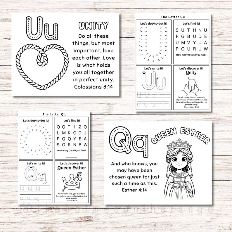 Abcs of the Bible Letter of the Day, Coloring, & Letter Tracing ...