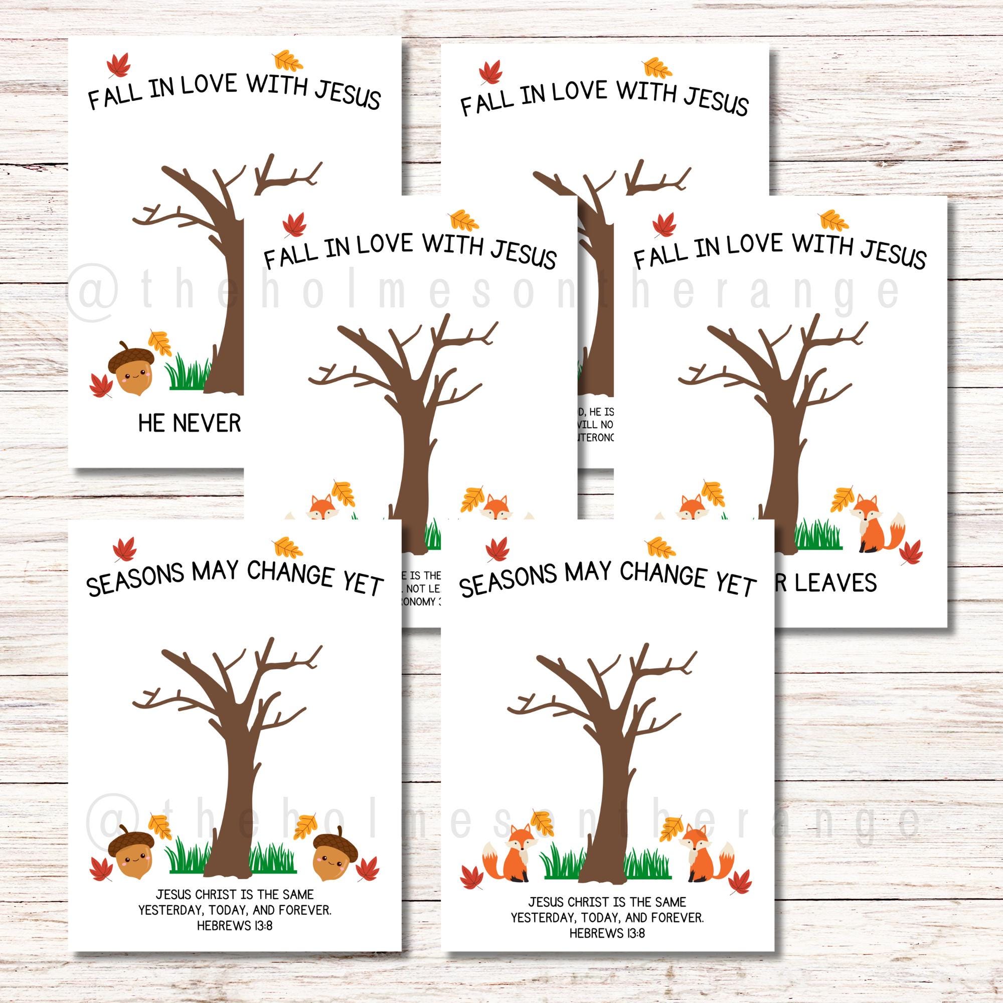 Fall in Love With Jesus Snack Mix Label and Craft Bundle | Thankful for ...
