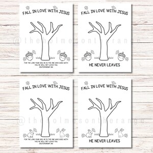 Fall in Love With Jesus Snack Mix Label and Craft Bundle | Thankful for ...