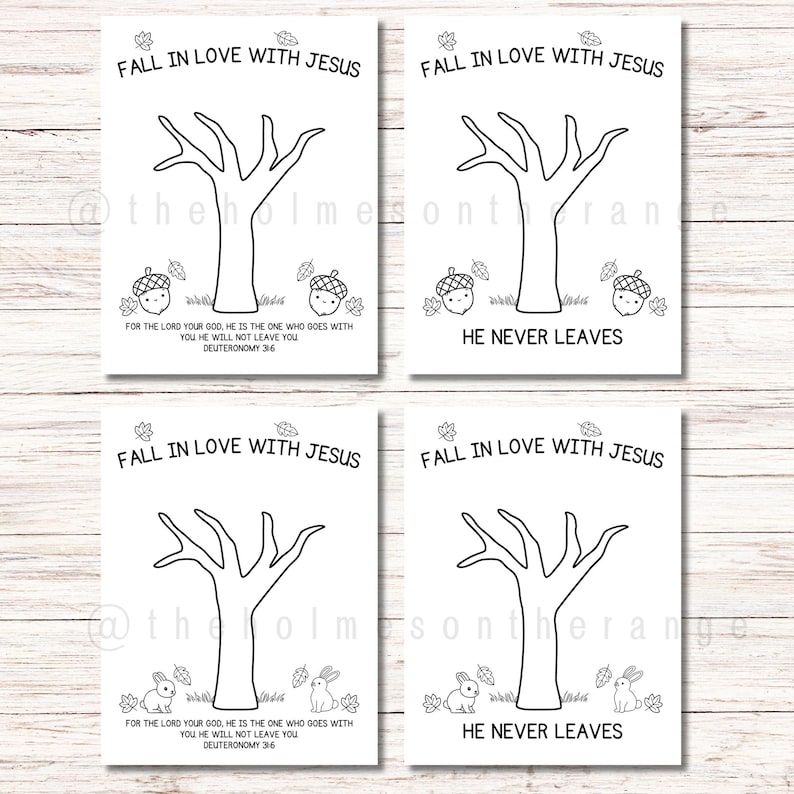 Fall in Love With Jesus Snack Mix Label and Craft Bundle | Thankful for ...