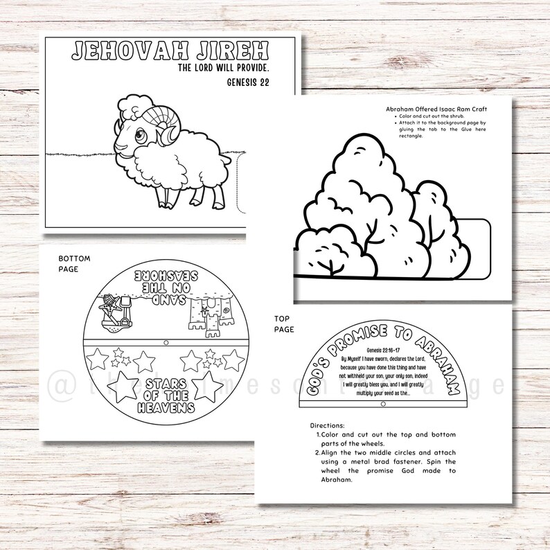 Letter I Isaac Bible Craft for Kids Abraham & Sarah Kids Bible Lesson ...