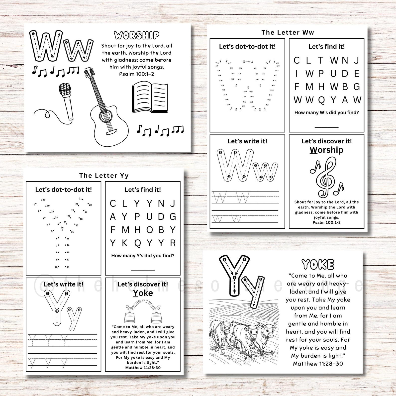 Abcs of the Bible Letter of the Day, Coloring, & Letter Tracing ...