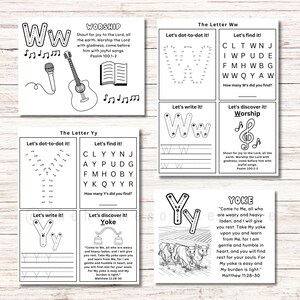 Abcs of the Bible Letter of the Day, Coloring, & Letter Tracing ...