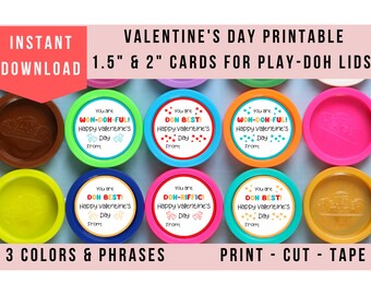 Valentine Cards Printable Instant Download Valentines for - Etsy