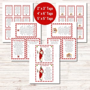 Candy Cane Tag | Legend of the Candy Cane Nativity Tag | Jesus Candy ...