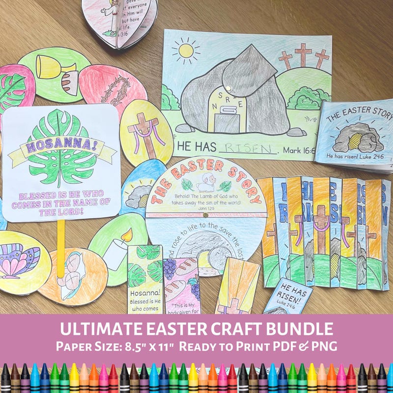 Easter jesus is alive preschool craft - Etsy Nederland