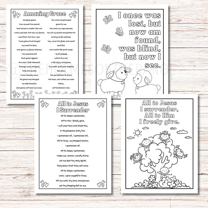 Christian Easter Coloring Pages & Activity Bundle for Kids KJV ...