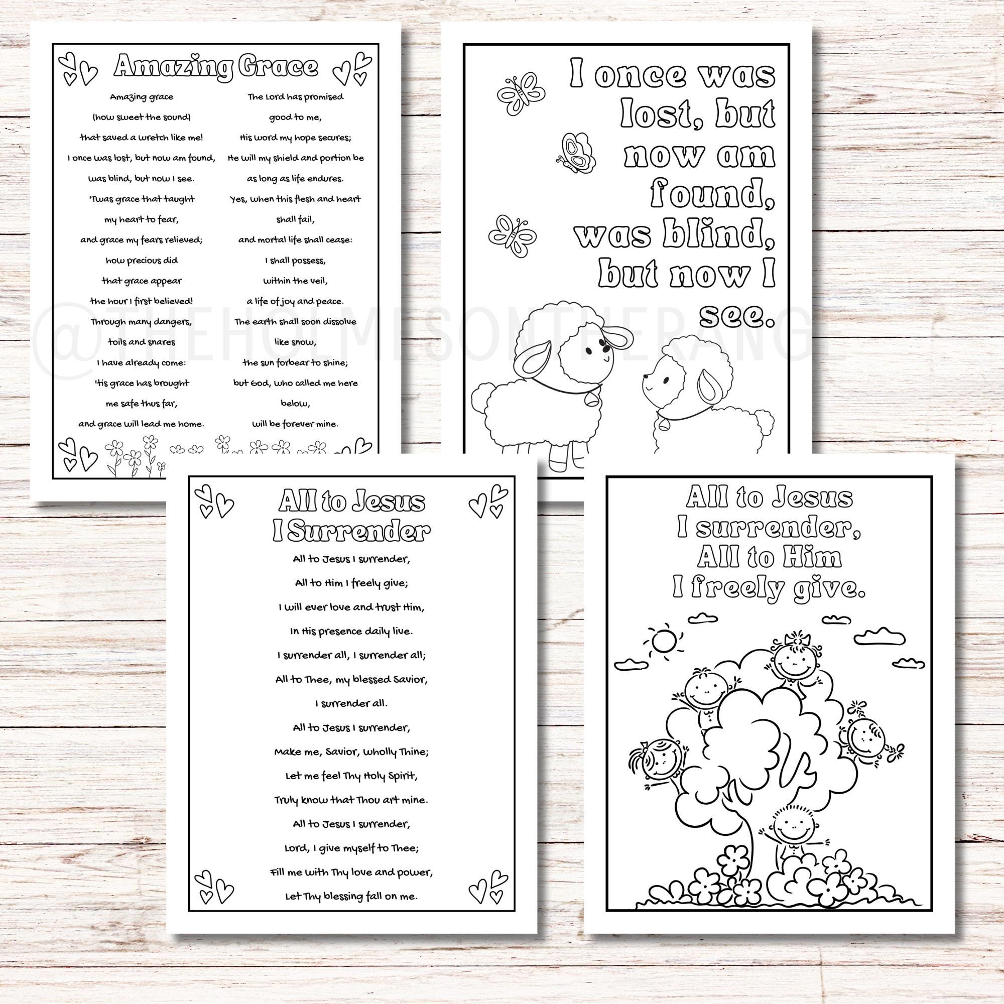 Christian Easter Coloring Pages & Activity Bundle for Kids KJV ...
