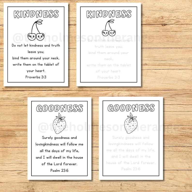 Fruit of the Spirit Coloring Wheel Bible Verse Tracing Coloring Pages ...