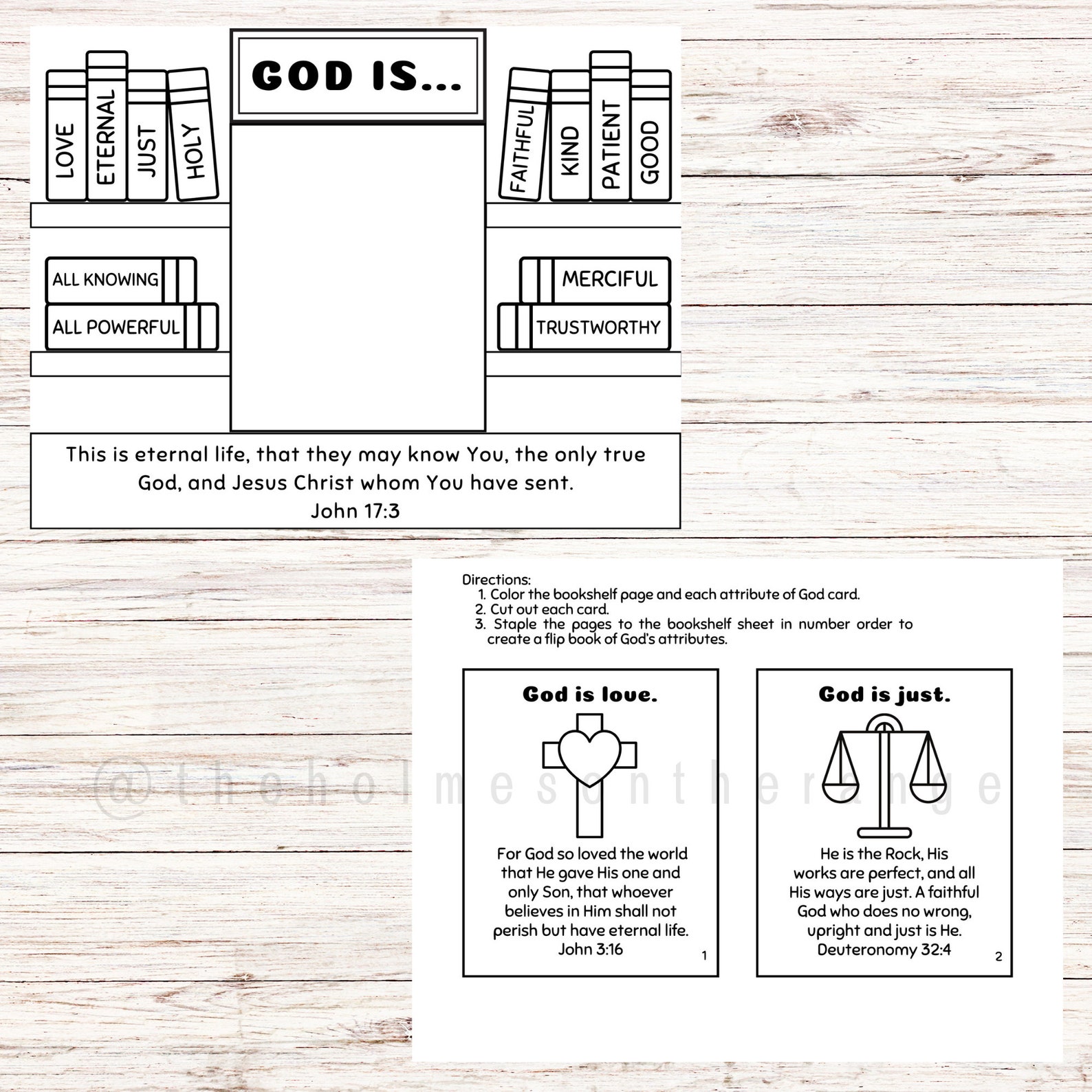 Letter G God Bible Craft for Kids Attributes of God Activity Kids Bible ...