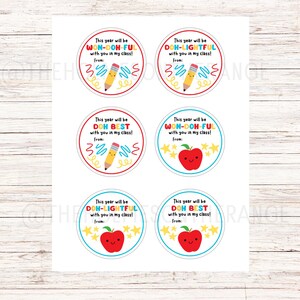 Back to School Play Doh Lid Label Template First Day of School ...