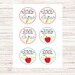 Back to School Play Doh Lid Label Template First Day of School ...
