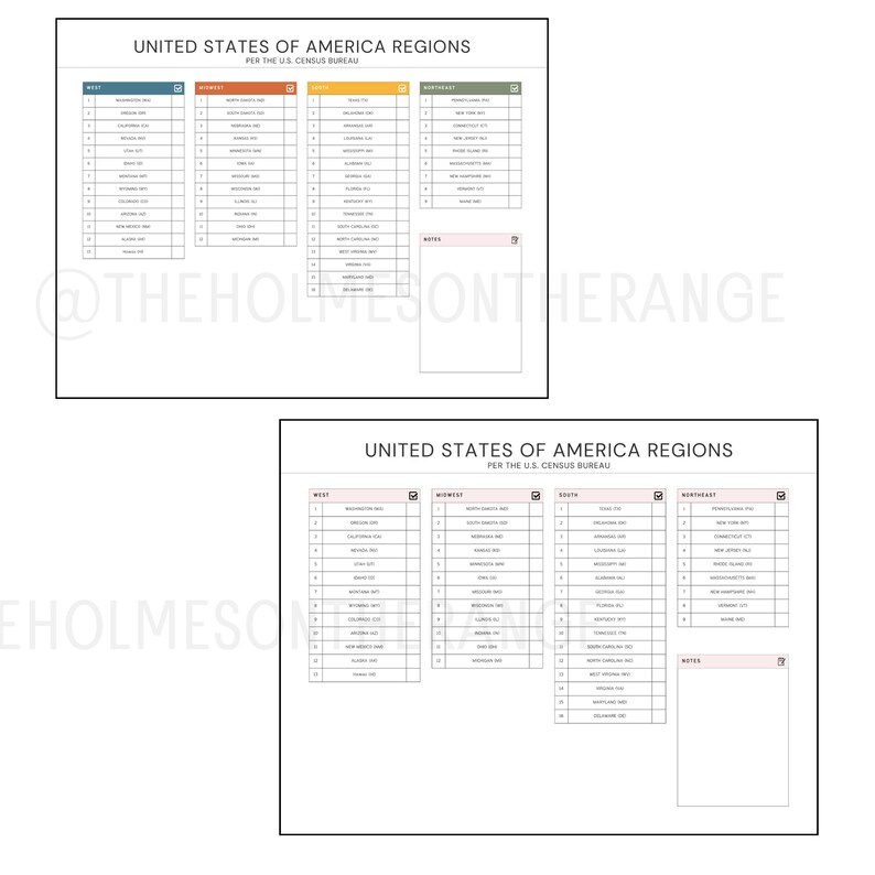 US Printable Map | US Sales Map Tracker | United States Blank Map ...