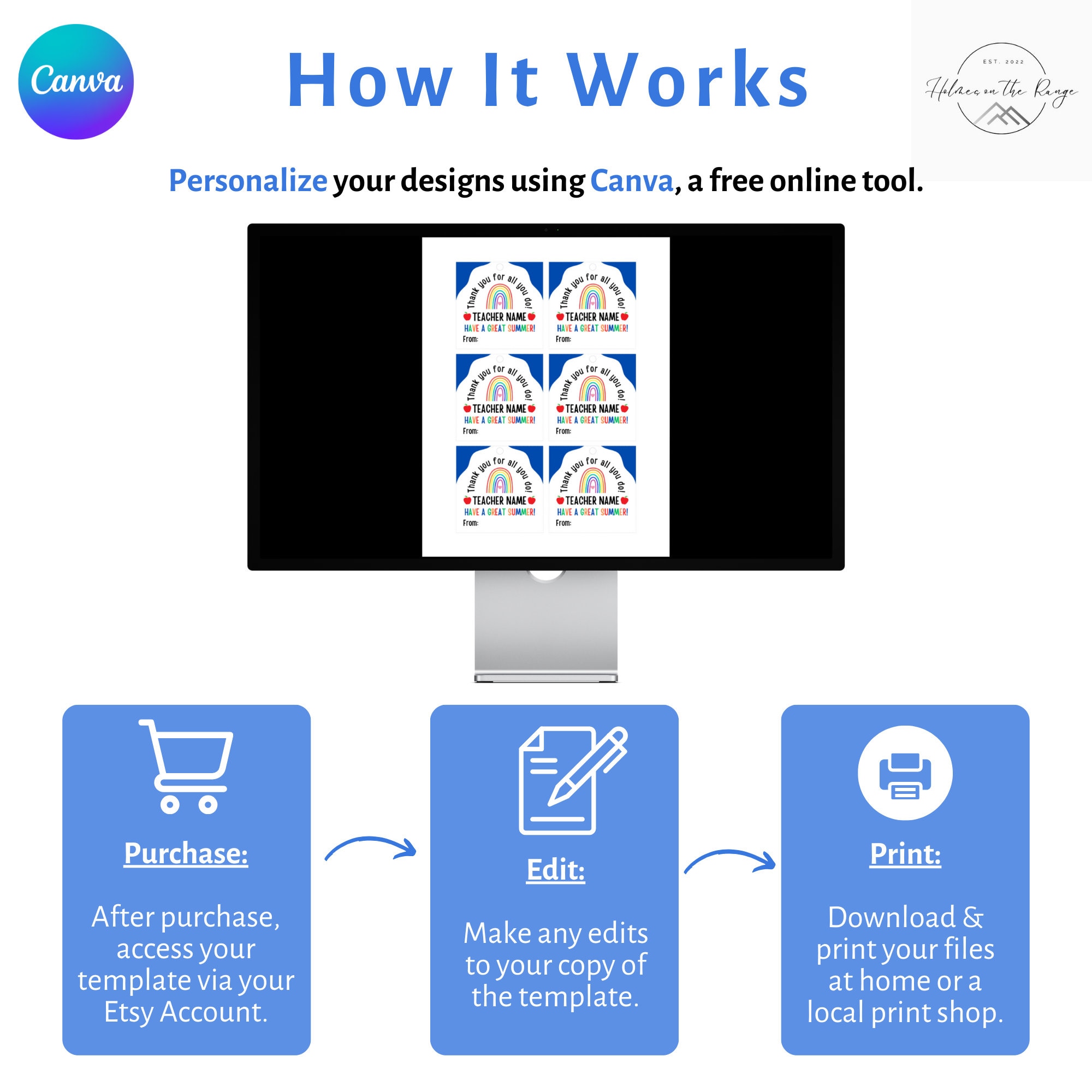 End of the Year Printable Gift Tags for Student Gifts and Teacher Gifts ...