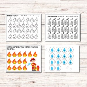 Fire Safety Printable Activity Bundle for Kids | Fire Safety Month ...