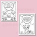 Valentine's Day Bible Verse Coloring Pages & Activity Bundle Scripture ...