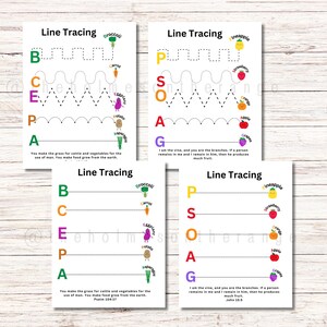 Abcs of the Bible Letter of the Day, Coloring, & Letter Tracing ...