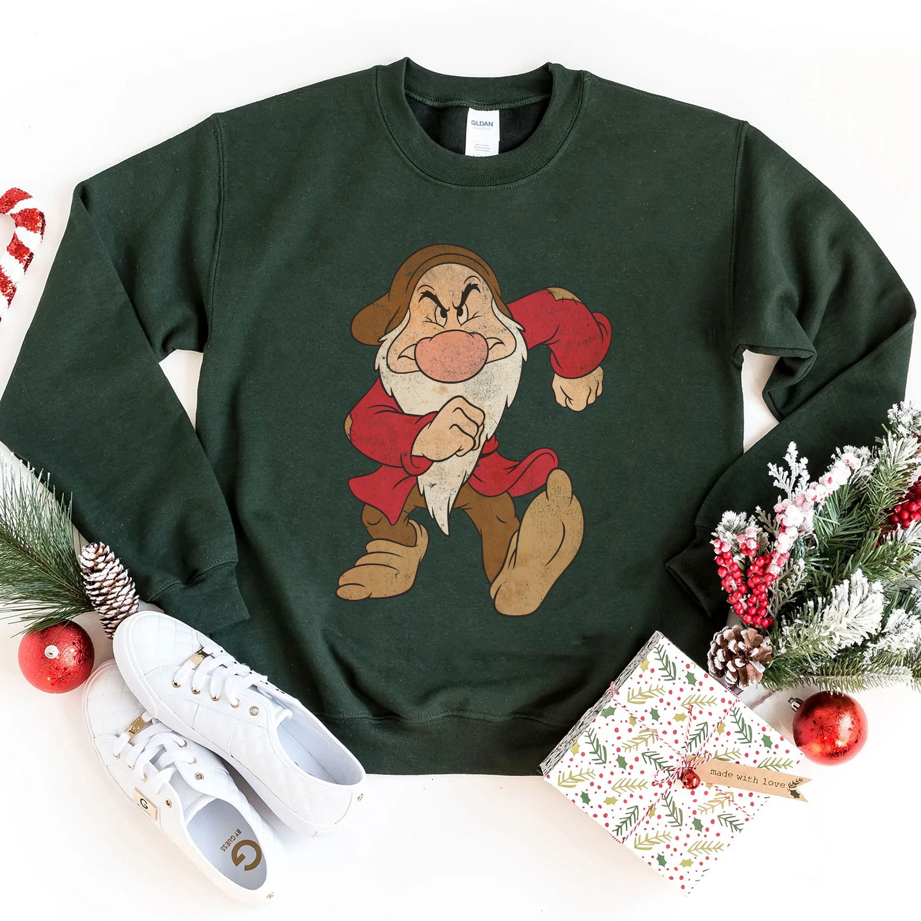 Grumpy Dwarfs Sweatshirt Retro Disney Snow White Grumpy Sweatshirt ...