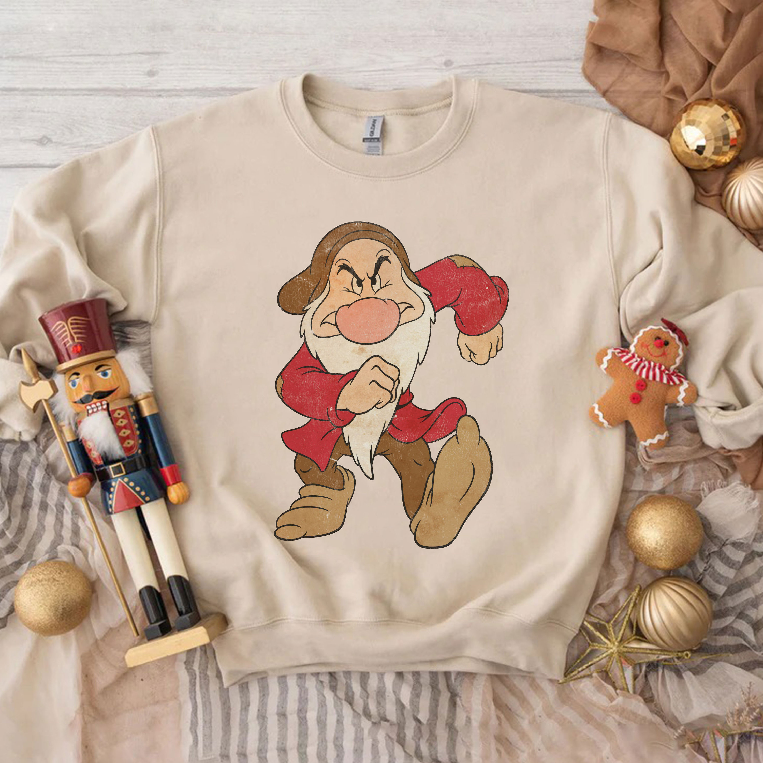 Grumpy Dwarfs Sweatshirt Retro Disney Snow White Grumpy Sweatshirt ...