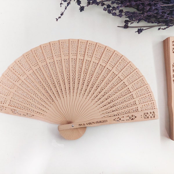 Personalized Hand Fans - Etsy