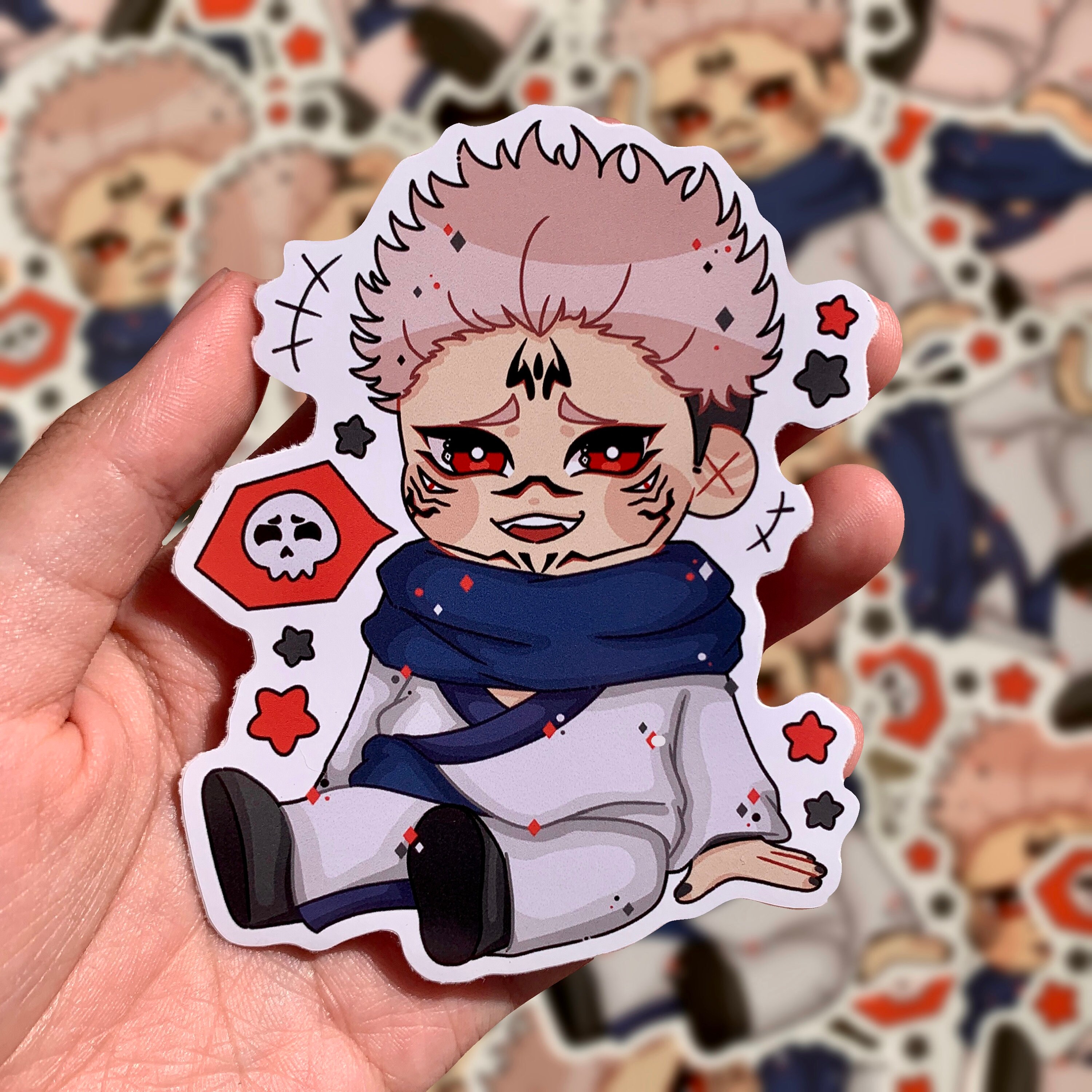 4" JJK Vinyl Stickers - Etsy