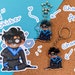 Nightwing 4" Sticker / 2" Double-sided Acrylic Charm - Etsy