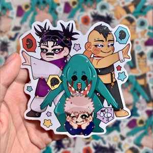 4" JJK Vinyl Stickers - Etsy