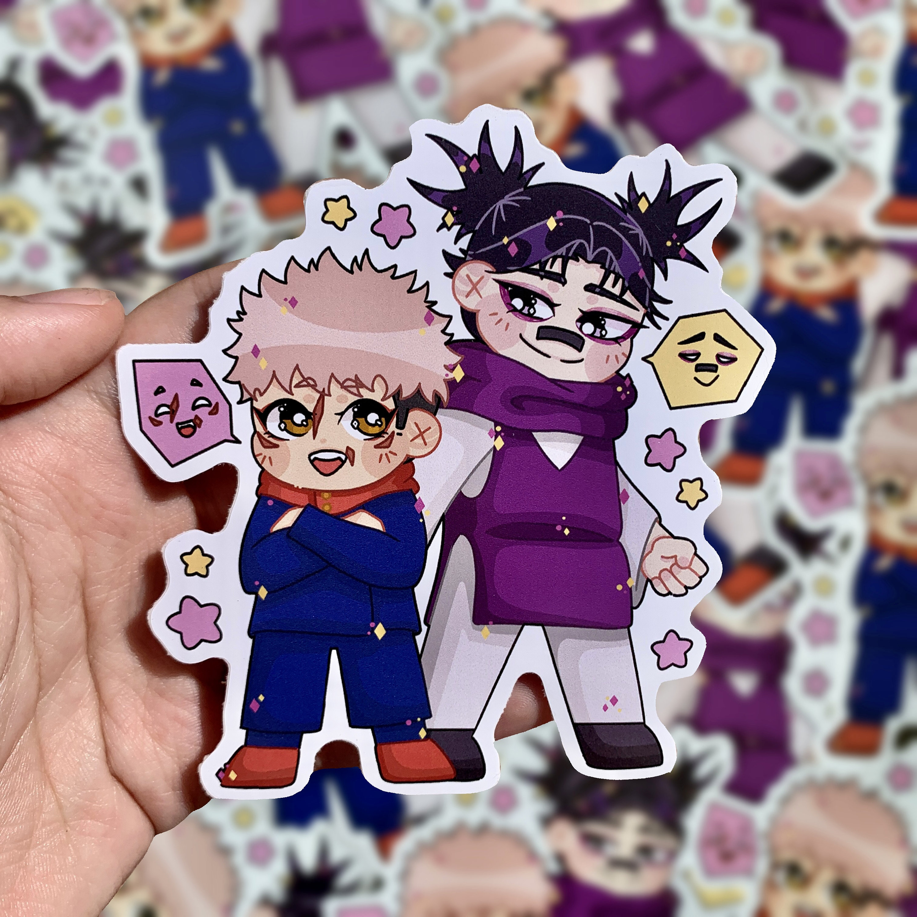 4" JJK Vinyl Stickers - Etsy