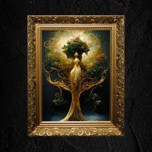 Female Tree of Life Woman Tree of Life Mother Nature Digital Download ...