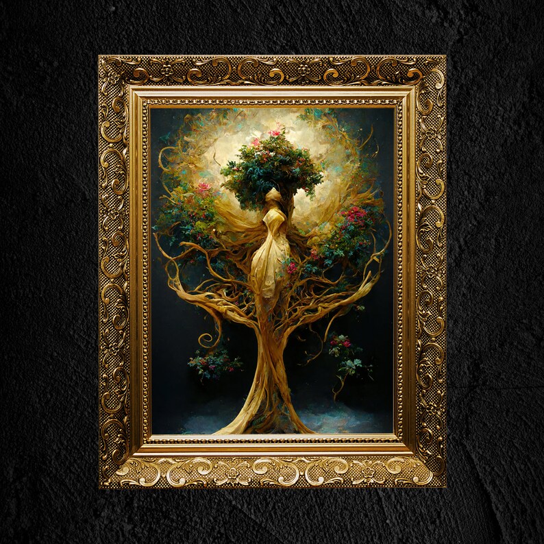 Female Tree of Life Woman Tree of Life Mother Nature Digital Download ...