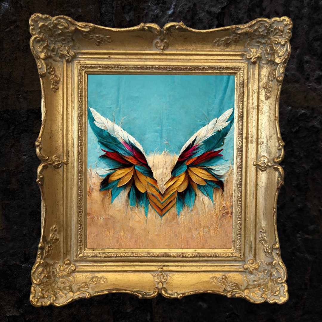 Southwestern Native American Angel Wings Indigenous - Etsy