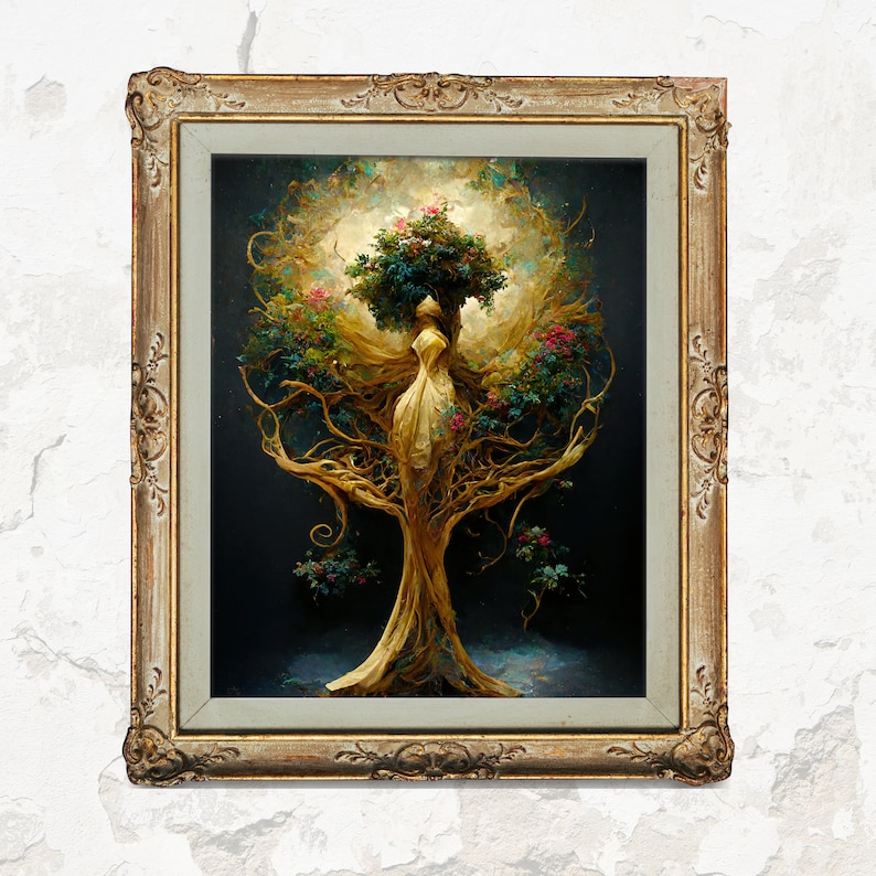 Female Tree of Life Woman Tree of Life Mother Nature Digital Download ...