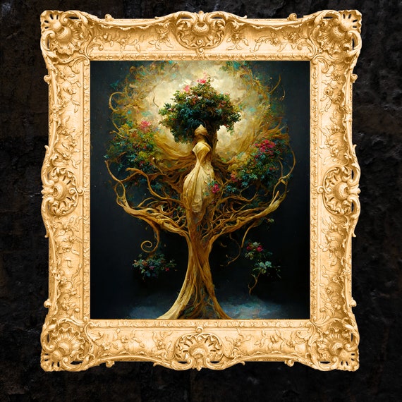 Female Tree of Life Woman Tree of Life Mother Nature - Etsy