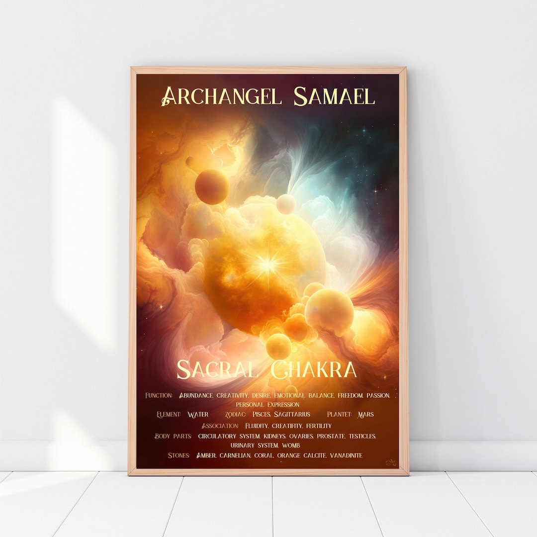Sacral Chakra, Archangel Samael, Zodiac Signs Sagittarius, Pisces ...