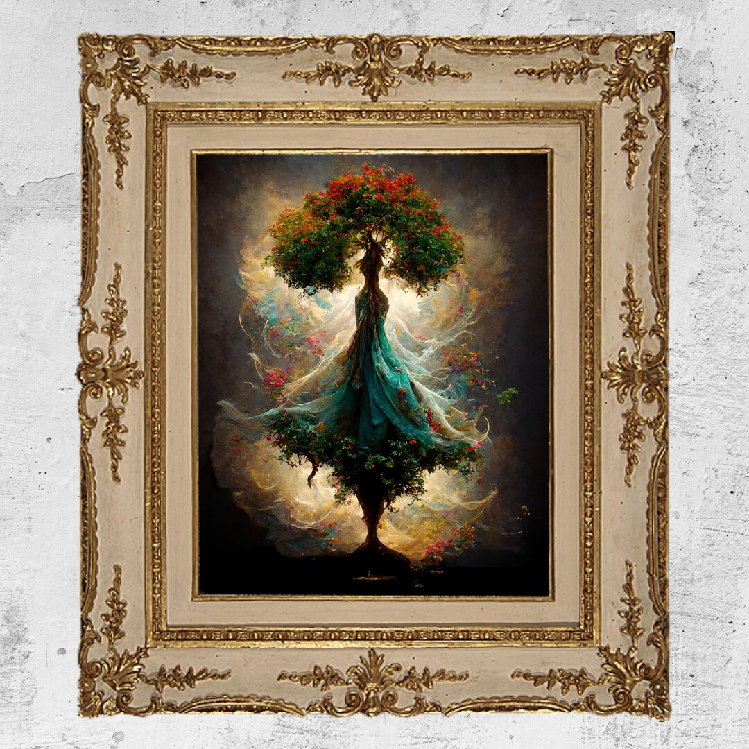 Fantasy Female Tree of Life | Mother Nature | | Gaia Goddess | Magical ...