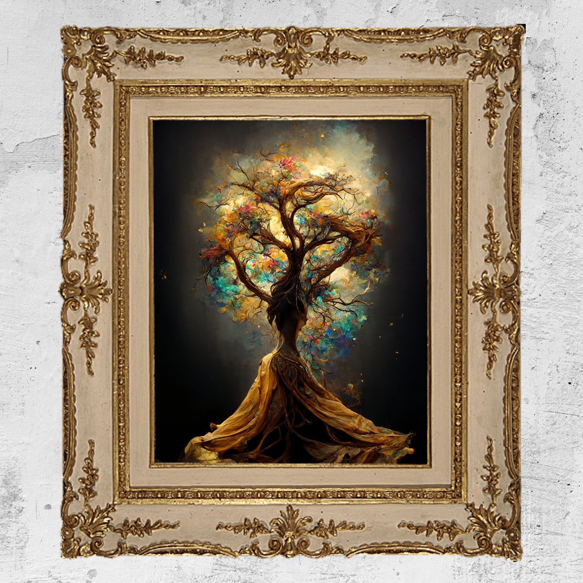 Fantasy Female Tree of Life Mother Nature Gaia Goddess - Etsy