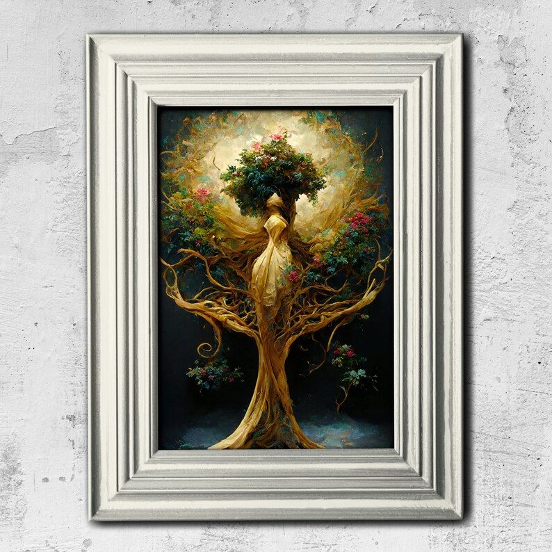 Female Tree of Life Woman Tree of Life Mother Nature Digital Download ...