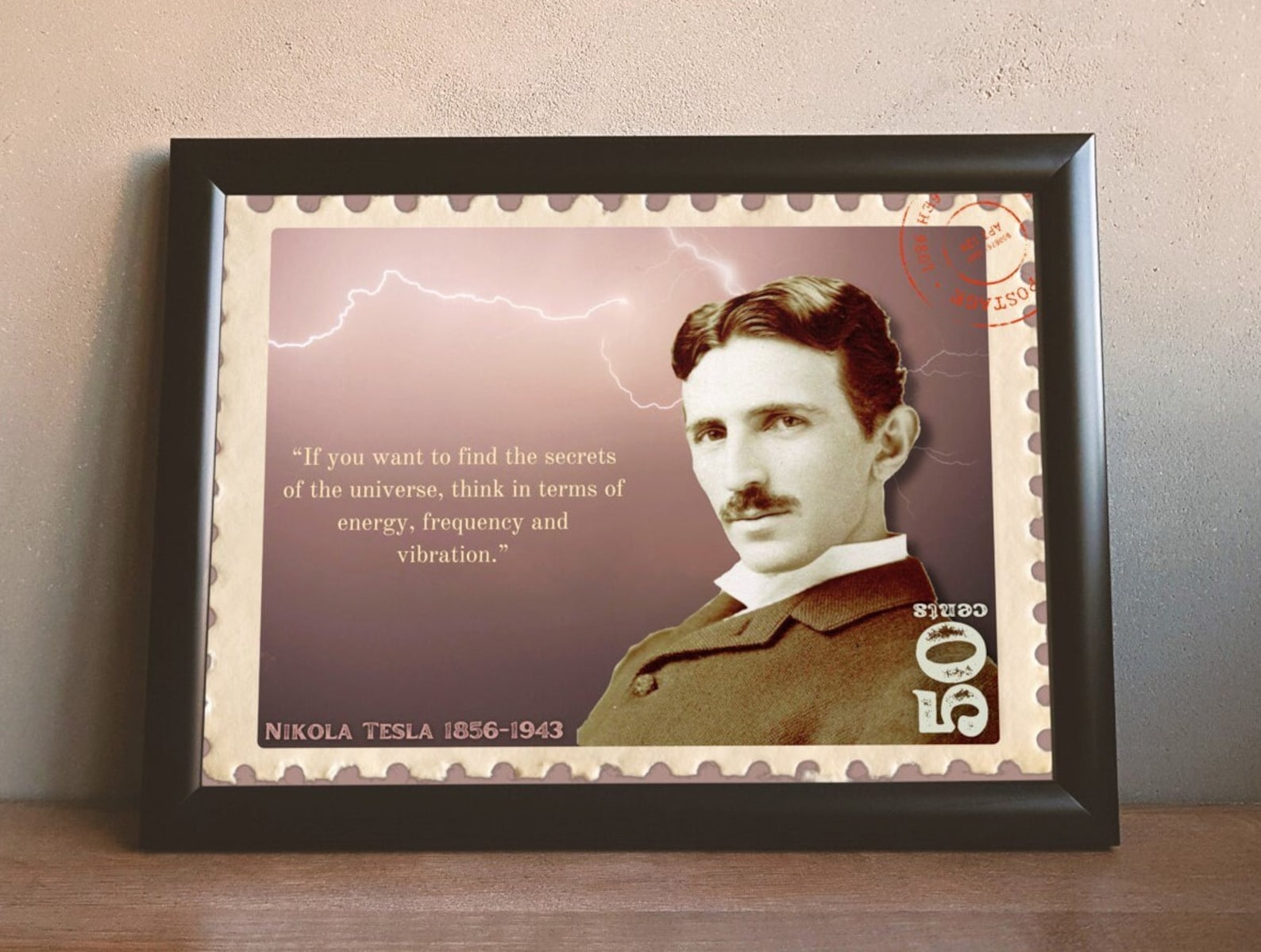 Printable Wall Art, Nikola Tesla, Instant Digital Download, Physics ...